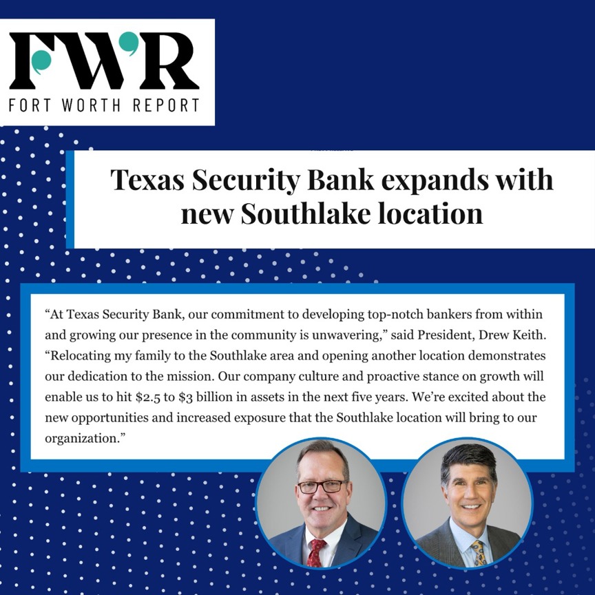 In The News - Texas Security Bank - Texas Security Bank